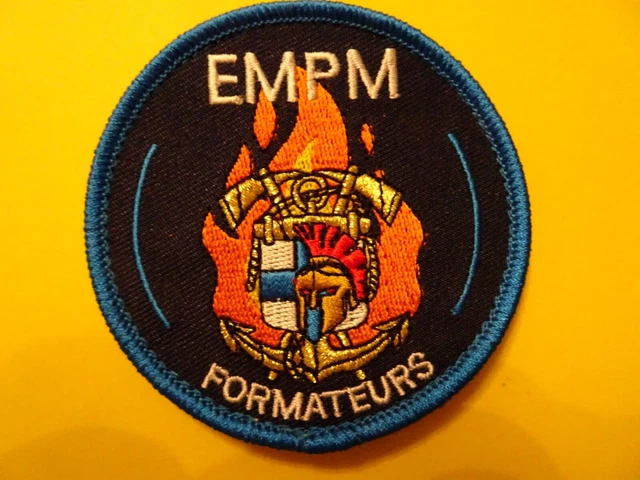 ÉCUSSON POMPIER BMPMARSEILLE formateurs école Marins-Pompiers EMPM ...