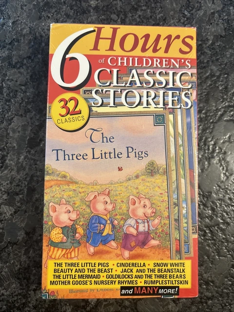 6 HOURS OF Children's Classic Stories VHS Tape 1994 32 Classics Vintage ...