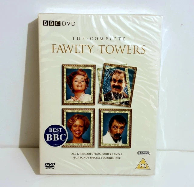 THE COMPLETE FAWLTY Towers (DVD) 3-Disc Box Set New And Factory Sealed ...