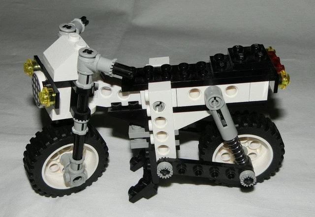 LEGO 8810 TECHNIC Dirt Bike / Cafe Racer komplett mit Bauanleitung ohne ...