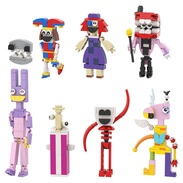 MINI CHARACTERS POMNI Jax Figures Models MOC Building Blocks Brick Toy ...