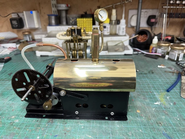 UNIT MARINE LIVE Steam Engine And Boiler Radio Control Model Boat Ship ...
