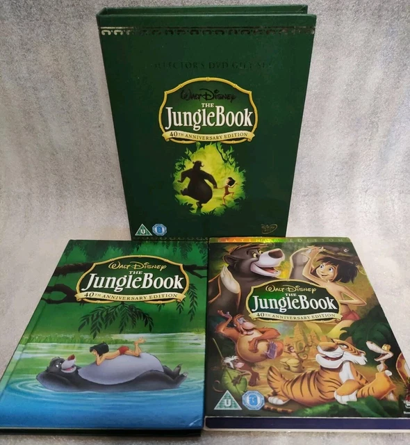 THE JUNGLE BOOK Disney DVD 2007 40TH Anniversary Collectors Edition ...