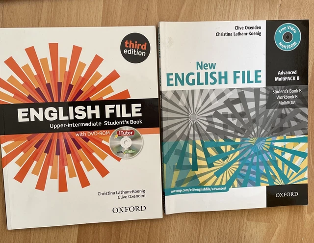 ENGLISH FILE UPPER Intermediate Student's Books with iTutor + Advanced ...