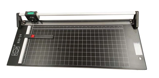 24&ROTARY PAPER CUTTER Portable Trimmer Manual Guillotine Paper Cutting ...