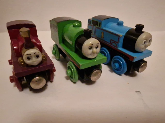 THOMAS TANK ENGINE friends Brio Lady, Percy wooden trains lot £9.99 ...