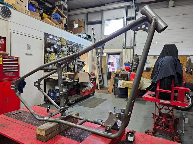 HARLEY DAVIDSON SPORTSTER Fenland Choppers +6" Over Chopper Frame Built ...