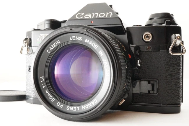 PROGRAMME CANON AE-1 Noir + Nouvel appareil photo reflex FD 50 mm F1.4 du... EUR 230,03 ...