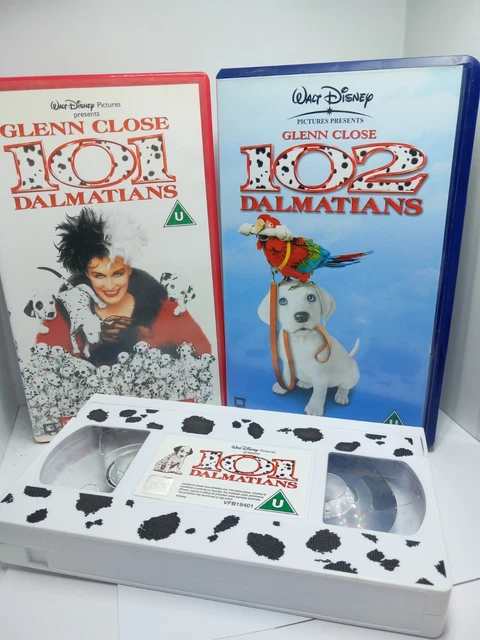 DISNEY 101 DALMATIANS & 102 Dalmatians VHS Bundle SPOTTY DOG TAPE! £7. ...