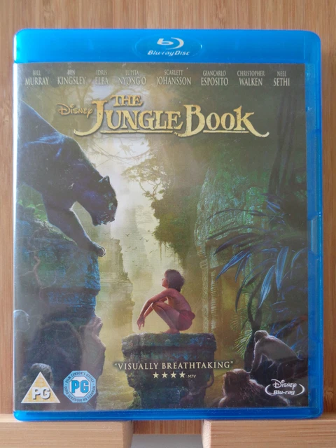 THE JUNGLE BOOK (Disney UK Blu-ray 2016) Remake! Bill Murray AS NEW ...