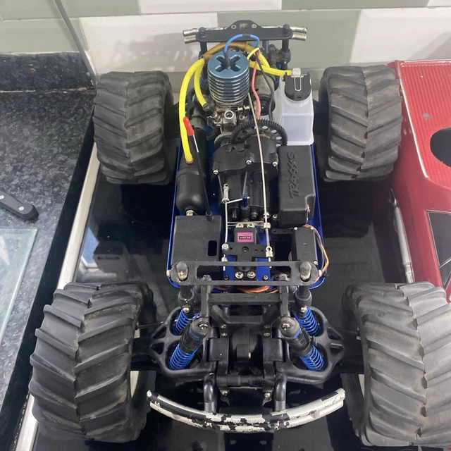NITRO MONSTER TRUCK Runs Well Clean Condition New Transmitter Included ...