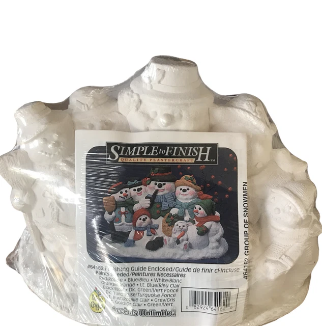 WEE CRAFTS SIMPLE to Finish quality plastercrafts #64162 Group of ...