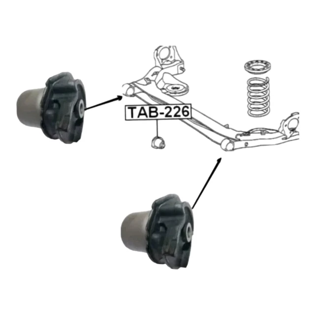 TOYOTA ALPHARD ESTIMA IPSUM NOAH PREVIA VOXY Rear Axle Bushes PAIR 2 ...