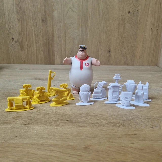 DISNEY PIXAR WALL-E *Captain B.Mccrea* Action Figure Thinkway Toys U2S3 ...