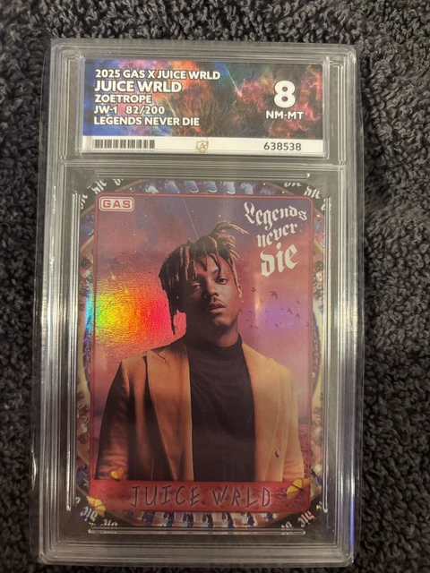 2025 GAS TRADING Cards Juice Wrld JW-1 Legends Never Die Limited ...