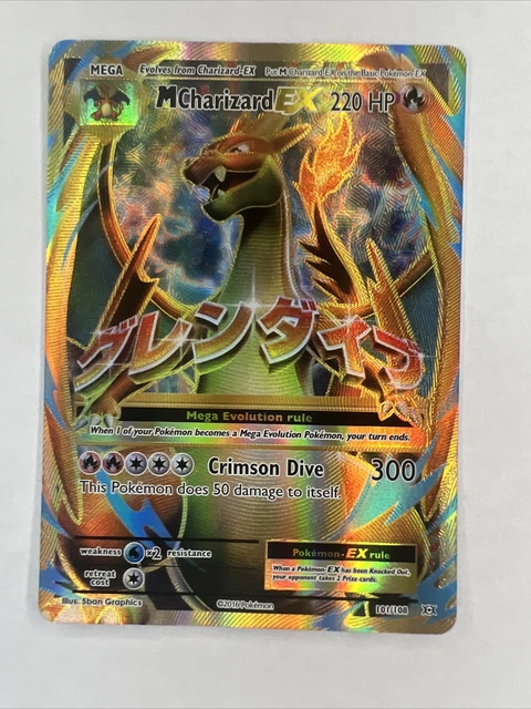 POKÉMON TCG MEGA-CHARIZARD-EX XY Evolutions 101/108 Holo Full Art EUR ...