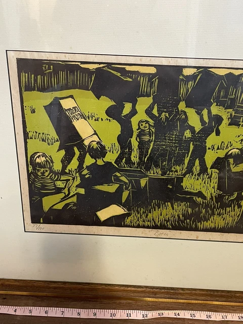 HANNE GREAVER ENTITLED "Botes". 1969, Limited Edition Signed. Mid ...