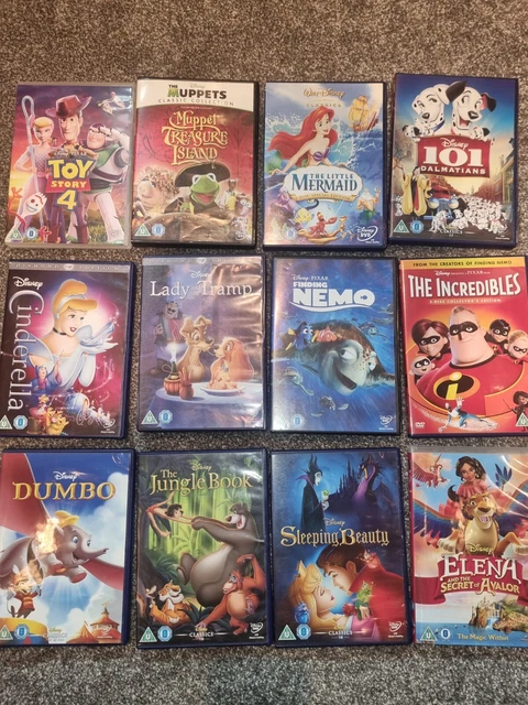 12 X DISNEY Dvds Animated Movies Joblot A £13.95 - PicClick UK