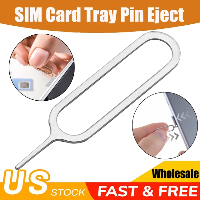 LOT SIM CARD Tray Ejector Eject Pin Open Key Removal Needle Tool for ...