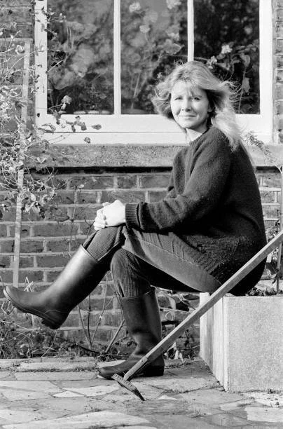 NOVELIST JILLY COOPER pictured at home in Putney 1st December 1978 Old ...