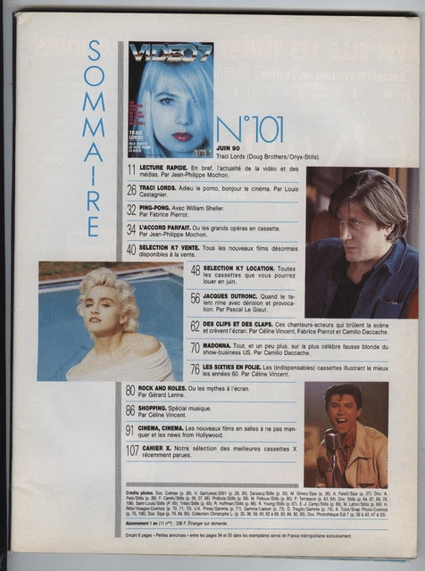 MAGAZINE VIDEO7 N°101-TRACY Lords-Complet Avec Cahier X- Autocollants EUR 19,50 - PicClick FR