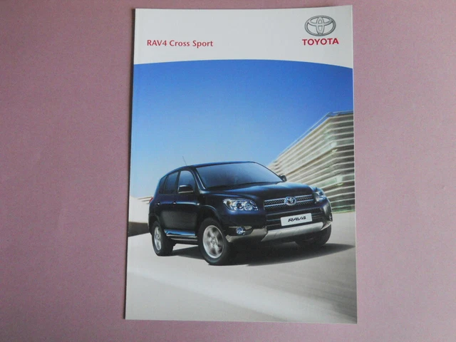 TOYOTA RAV4 CROSS Sport brochure catalogue documentation prospectus ...