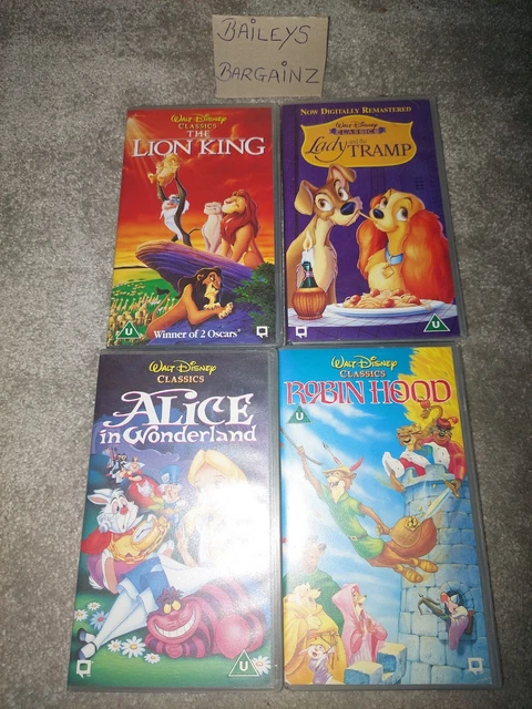WALT DISNEY VHS Bundle £0.99 - PicClick UK