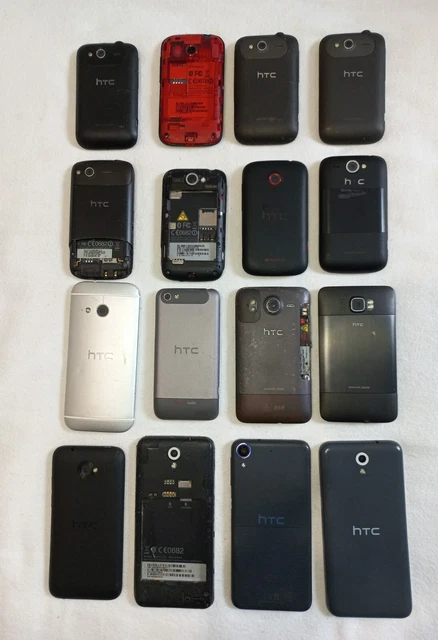 LOT DE 16 HTC HS Hors service smartphones à réparer ou pr Pièces - 2 S'allument EUR 39,00 ...