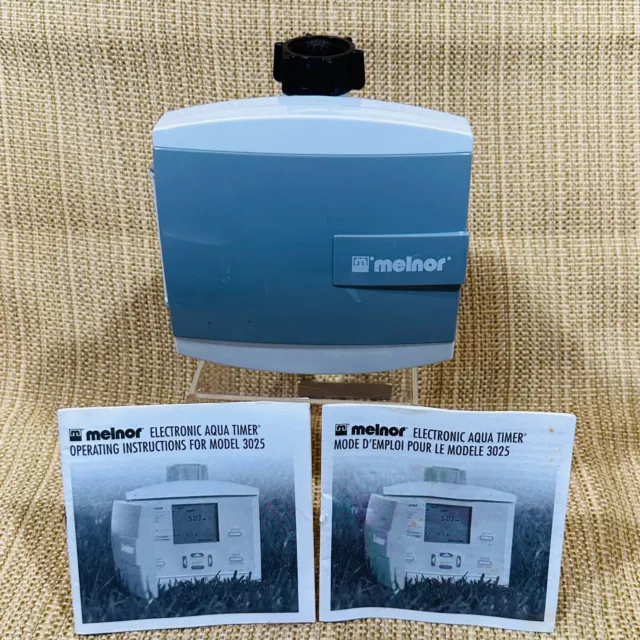 MELNOR ELECTRONIC AQUA Timer 3025 4 Cycle Electronic Water Timer New ... MELNOR ELECTRONIC AQUA Timer 3025 4 Cycle Electronic Water Timer New ...