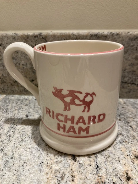 EMMA BRIDGEWATER DIDDLY Squat Farm Richard Ham 1/2 Pint Mug Brand New £ ...