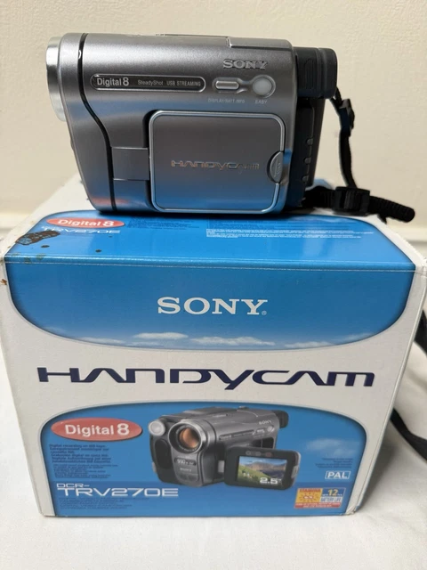 SONY HANDYCAM DCR-TRV270E Digital8 Camcorder 2004 Full Boxed Set ...