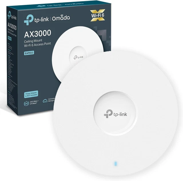 TP-LINK EAP653 TRUE WiFi 6 Access Point, AX3000 Dual Band Gigabit ...