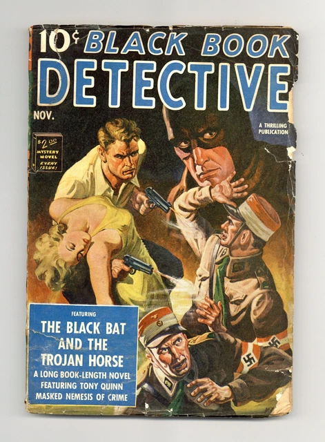 BLACK BOOK DETECTIVE Magazine Pulp Nov 1940 Vol. 12 #1 GD £98.02 ...