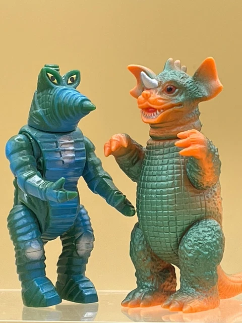 IWAKURA SPECIAL EFFECTS Series Baragon Mogera Set Bullmark Soft Vinyl ...