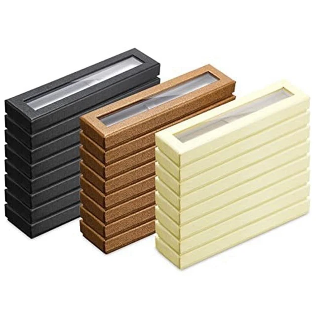 24 PCS PEN Gift Box Empty Pen Cases with Clear Lid Pen Display for8779 ...