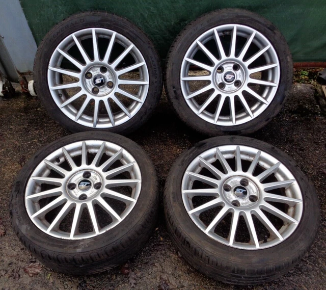 FORD FOCUS MK1 ST 170 ~ OEM Alloy Wheels 17 " Rims + Tyres 4x108 Stud ...