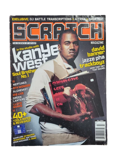 SCRATCH MAGAZINE FALL 2004 #2 Kanye West Neptunes 9th Wonder Alchemist ...