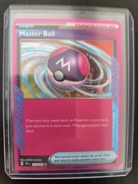 CARTE POKEMON - Forces Temporelles - Master Ball 153/162 - NEUF EUR 5 ...