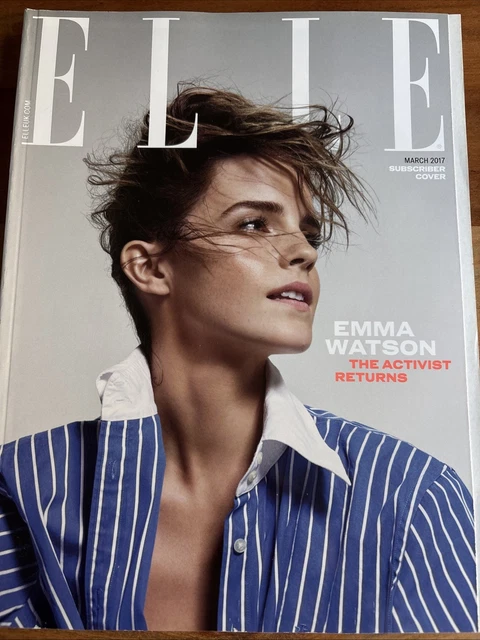 ELLE UK MAGAZINE - March 2017: EMMA WATSON (Subscriber edition) £10.80 ...