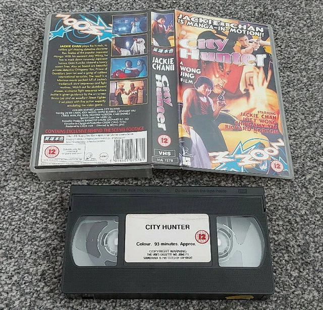 CITY HUNTER JACKIE Chan Joey Wong Martial Arts Vhs Video £10.00 ...