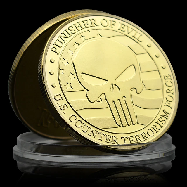 GOLD COIN OF The US Counter Terrorism Force Collection Pistol Challenge ...