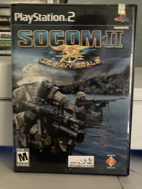 SOCOM II: US Navy SEALs Sony PlayStation 2 2003 completamente testato ...