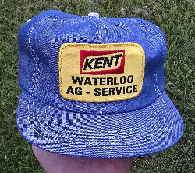 KENT FEEDS WATERLOO Wisconsin Vintage Denim Trucker Hat K Brand Usa ...