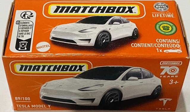 MATCHBOX TESLA MODEL Y White (box) 2023 New 70 Years $29.88 - PicClick AU
