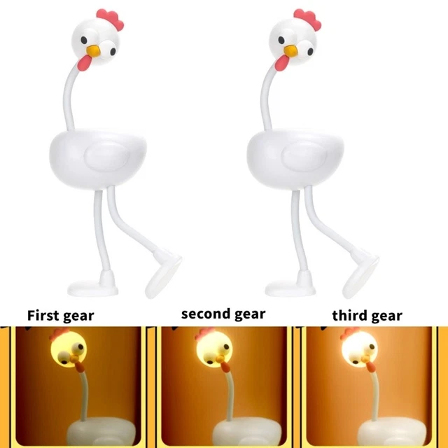 MINI NIGHT LIGHT Rechargeable LED Light For Bedroom Study Dormitory ...