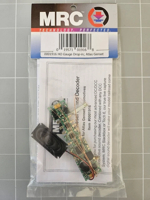 MRC HO DIESEL Sound Decoder for Atlas Genset #1916 £63.12 - PicClick UK