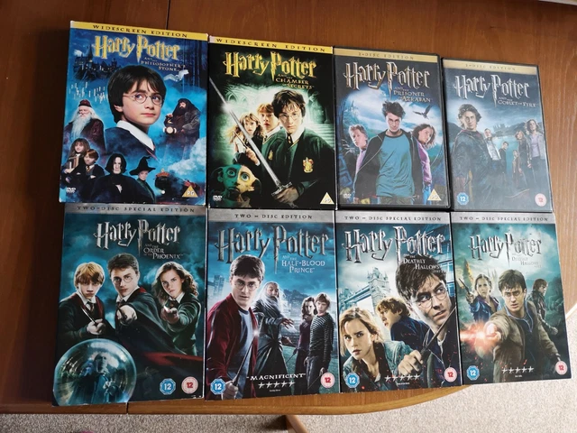 HARRY POTTER DVD Bundle Collection Full Set 1-8 EUR 9,95 - PicClick IT
