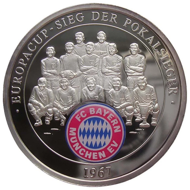 FC BAYERN MÜNCHEN - Münze-Medaille - Europacup-Sieg Der Pokalsieger 1967 EUR 15,00 - PicClick DE