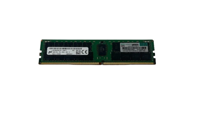 HPE 64GB (1X64GB) Dual Rank x4 DDR4-2933 CAS-21-21-21 Registered Smar ...