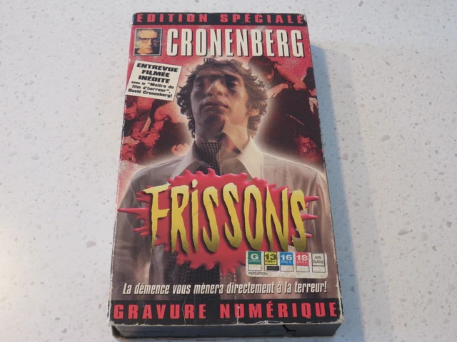 FRISSONS VHS GOOD+ MEGA RARE French CND NTSC Horror Cult Cronenberg $10 ...